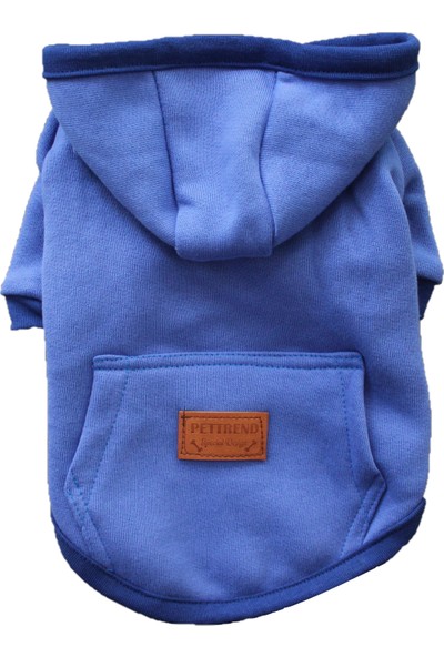 Pettrend Indigo Kanguru Cepli Kedi-Köpek Hoodie- Sweatshirt Kedi Köpek Kıyafeti Pettrend Indigo Kanguru Cepli Kedi-Köpek Hoodie- Sweatshirt Kedi Köpek Kıyafeti