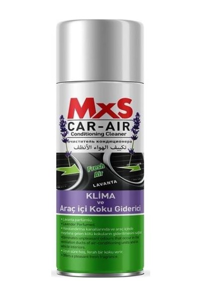 MXS Araç İçi Ve Klima Temizleyici Koku Giderici Klima Bombası Lavanta 200ml MXS Araç İçi Ve Klima Temizleyici Koku Giderici Klima Bombası Lavanta 200ml