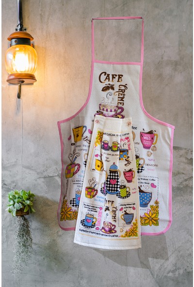 Dux Concept Havlulu Muşambalı Su Geçirmez Mutfak Önlüğü