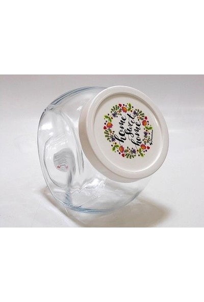 Paşabahçe 80000 Bella Desenli Plastik Kapaklı Kavanoz 1500 cc Paşabahçe 80000 Bella Desenli Plastik Kapaklı Kavanoz 1500 cc