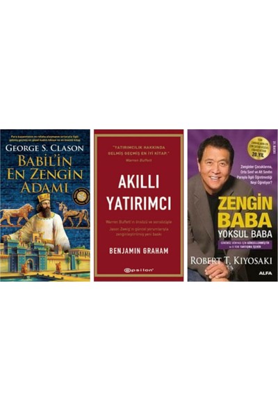 Babilin En Zengin Adamı - Akıllı Yatırımcı - Zengin Baba Yoksul Baba Babilin En Zengin Adamı - Akıllı Yatırımcı - Zengin Baba Yoksul Baba