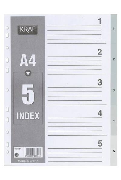Kraf 1005 Separatör 1-5 Rakam Kraf 1005 Separatör 1-5 Rakam