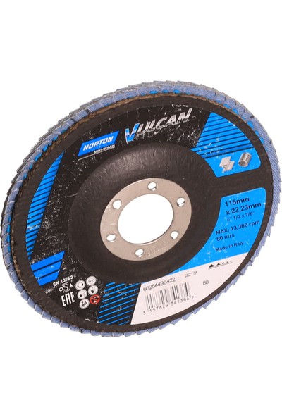 Norton Vulcan Zirconia – Flap Discs 115 x 22.23 mm (Kesme Taşı) Norton Vulcan Zirconia – Flap Discs 115 x 22.23 mm (Kesme Taşı)