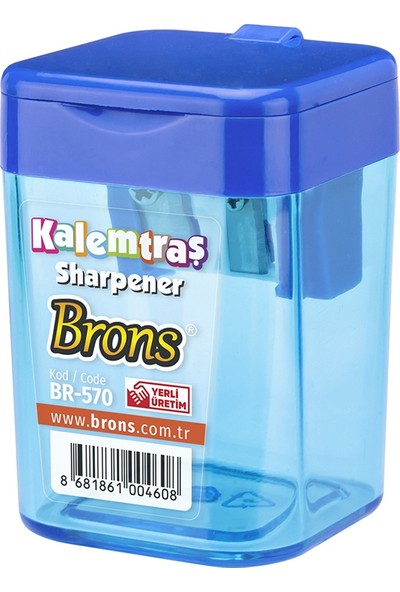 Brons BR-570 Kare Hazneli Kalemtraş