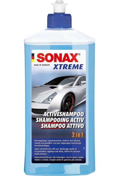 Sonax Süper Aktif Kontsantre Şampuan 214200 500ML