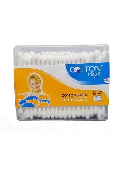 Cotton Soft Kulak Çubuğu Daire 200 Adet Cotton Soft Kulak Çubuğu Daire 200 Adet