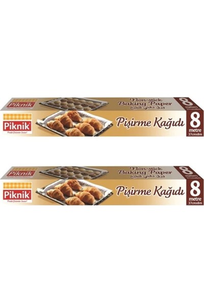 Piknik Pişirme Kağıdı 37 cm 8 m x 2 Piknik Pişirme Kağıdı 37 cm 8 m x 2