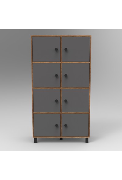 Robin Home Vivaldi F Ofis Klasör Dolabı 8 Kapaklı Barok-Antrasit Robin Home Vivaldi F Ofis Klasör Dolabı 8 Kapaklı Barok-Antrasit