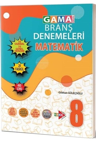 Gama Yayınları 8. Sınıf Matematik 20 Deneme