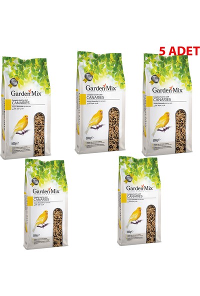 Garden Mix Gardenmix Platin Kanarya Yemi 500G x 5 Li