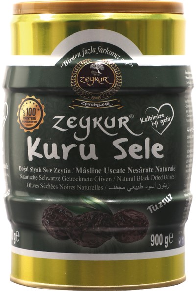 Zeykur Tuzsuz Kuru Sele Diyet Light Siyah Zeytin 900 gr Zeykur Tuzsuz Kuru Sele Diyet Light Siyah Zeytin 900 gr