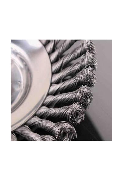 Wheel Motorlu Tırpan Kıyı Temizleme Çelik Fırça Başlık Wheel Motorlu Tırpan Kıyı Temizleme Çelik Fırça Başlık