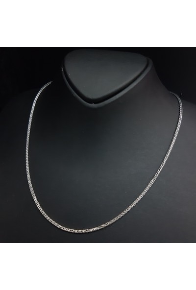 Bir Gümüş Aşkı Gümüş Erkek Zincir Kolye Yeni Model 55 cm Bir Gümüş Aşkı Gümüş Erkek Zincir Kolye Yeni Model 55 cm