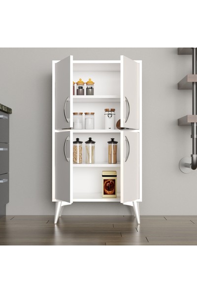 Tanmob Küçük Boy Çok Amaçlı Dolap Beyaz - MDL0201