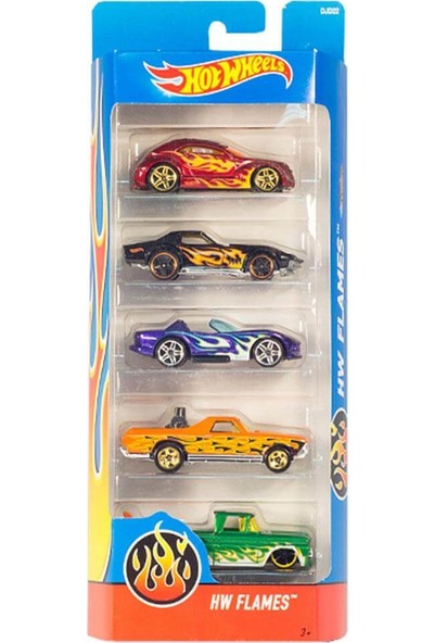 Hotwheels Hot Wheels 5'li Araba Seti - Hw Flames