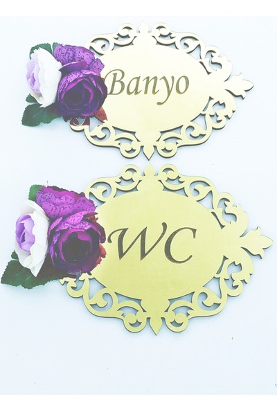 Syz Pleksi Banyo & Wc Kapı Süsü