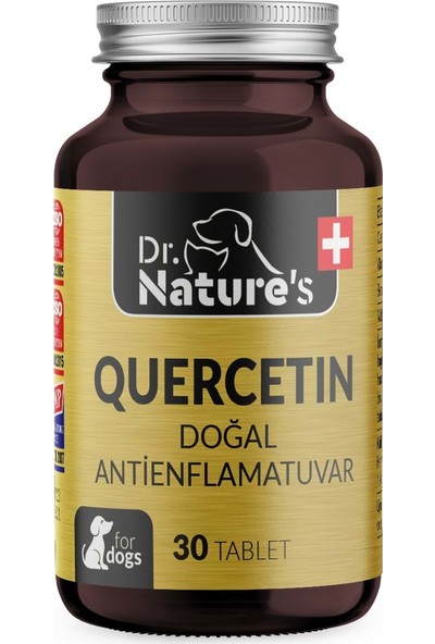 Drnatures Köpekler Için Güçlü Bağışıklık Sistemi Quercetin 30 Tablet Drnatures Köpekler Için Güçlü Bağışıklık Sistemi Quercetin 30 Tablet