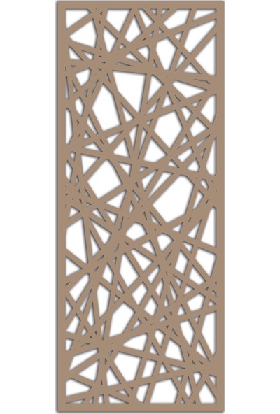 Liar Ahşap Seperatör (Paravan) - KSP-212 - (10 mm) - (100 cm x 210 cm) - (Ham)