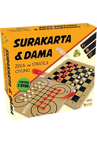 Bemi Surakarta Dama Ahşap Tabla Bemi Surakarta Dama Ahşap Tabla