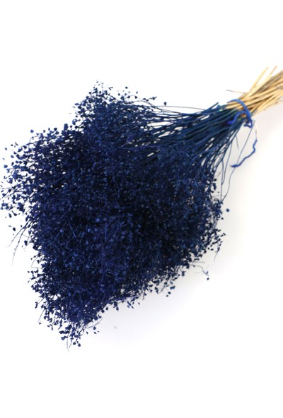 Yapay Çiçek Deposu Kuru Çiçek Cipso Demeti Dark Mavi