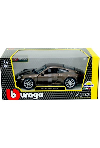 Bburago 1:24 Porsche 911 Carera S Kahverengi Model Araba Bburago 1:24 Porsche 911 Carera S Kahverengi Model Araba