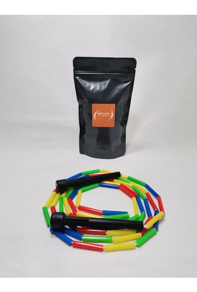 Spormalzemecisi Bambu Boncuklu Atlama Ipi 2.90 M Ayarlanabilir Dolanmayan Yumuşak Boncuklar Karışıkrenk Spormalzemecisi Bambu Boncuklu Atlama Ipi 2.90 M Ayarlanabilir Dolanmayan Yumuşak Boncuklar Karışıkrenk