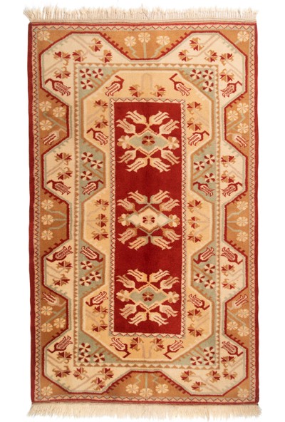 Durusel Halı El Dokuma Milas Yün Halı 121 x 204 cm