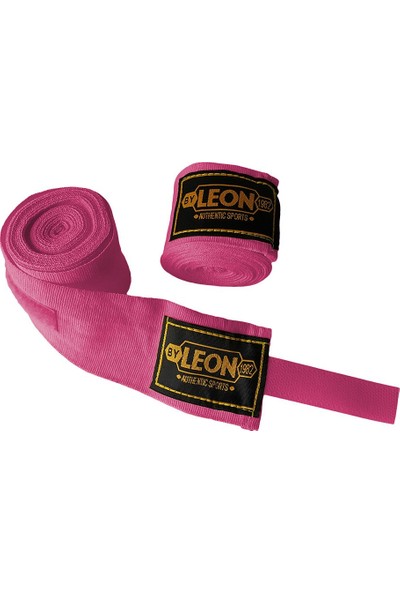 By Leon 1982 Leon Elastik Boks, Kick Boks ve Muay Thai Bandajı 3,5 Metre Bandaj Pembe By Leon 1982 Leon Elastik Boks, Kick Boks ve Muay Thai Bandajı 3,5 Metre Bandaj Pembe