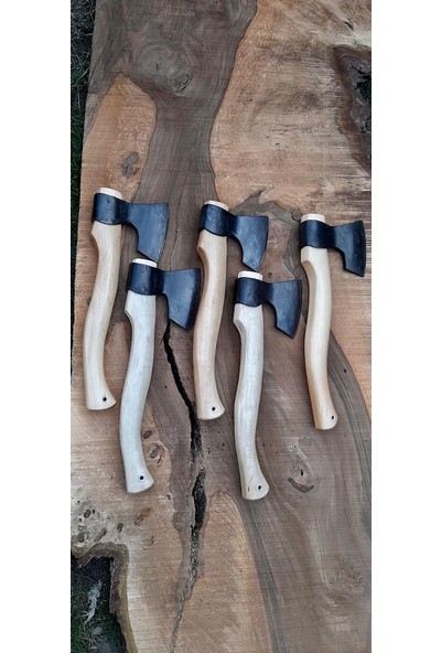 Turkafone Kamp Baltası %100 El Yapımı Makas Çeliğinden Üretim