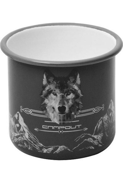 Nurgaz Ng C010 Bozkurt Emaye Kamp Kupası OC519