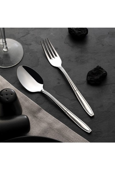Nehir 60 Parça Çatal Kaşık Takımı Seti(Bıçaksız) Buket Sade Parlak 18/10 Nehir Buket 60 Nehir 60 Parça Çatal Kaşık Takımı Seti(Bıçaksız) Buket Sade Parlak 18/10 Nehir Buket 60