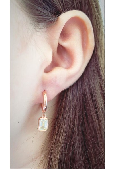 Gümüş Kanat Baget 925 Ayar Gümüş Küpe