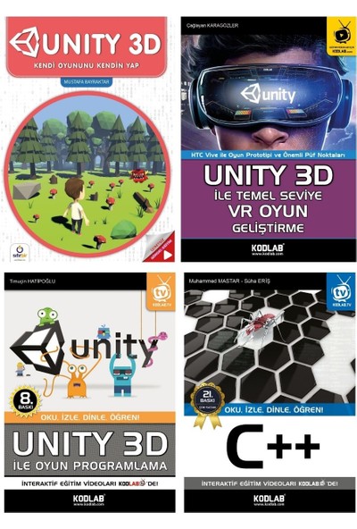 Kodlab Yayınları Unity 3D Eğitim Seti Kodlab Yayınları Unity 3D Eğitim Seti