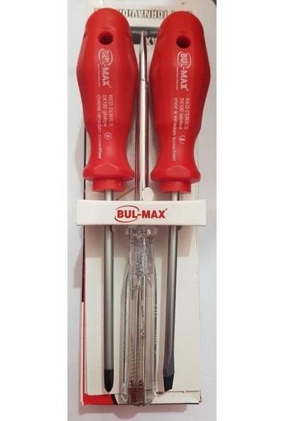 Bul-Max Bulmax 2+1 Tornavida Seti Şık ve Kullanışlı (BM x -784) Bul-Max Bulmax 2+1 Tornavida Seti Şık ve Kullanışlı (BM x -784)