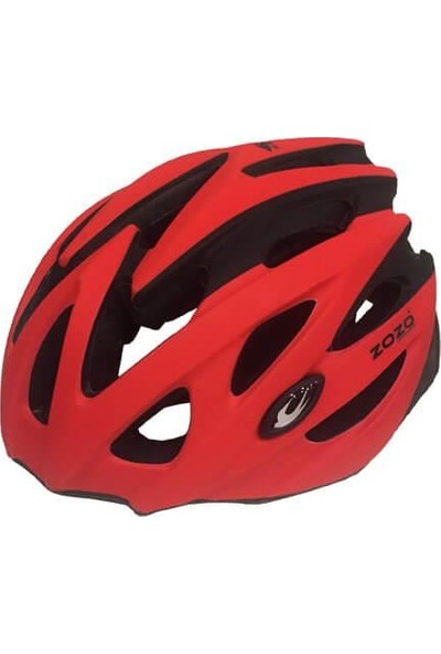 Zozo MV29 Işıklı Unisex Kask 2021 Kırmızı/siyah Zozo MV29 Işıklı Unisex Kask 2021 Kırmızı/siyah