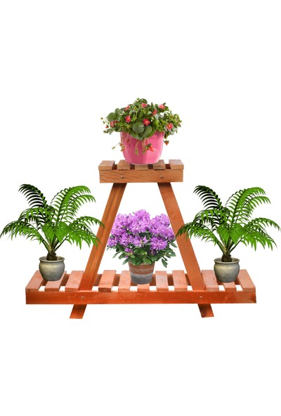 My Family Çiçeklik Ahşap Dekoratif Saksı Standı Vernikli 2 Katlı My Family Çiçeklik Ahşap Dekoratif Saksı Standı Vernikli 2 Katlı