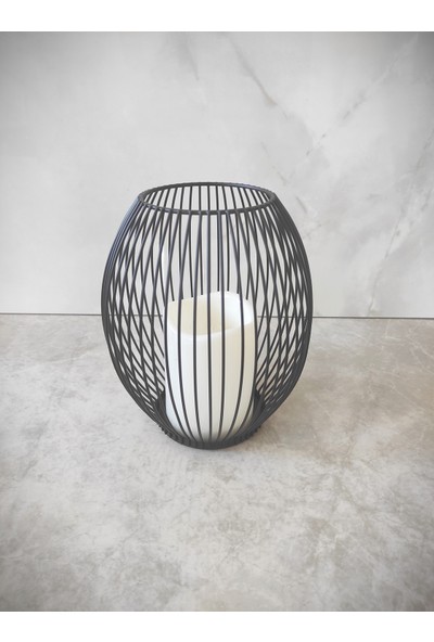 Divali Home Orta Boy Dekoratif Pilli Mumluk