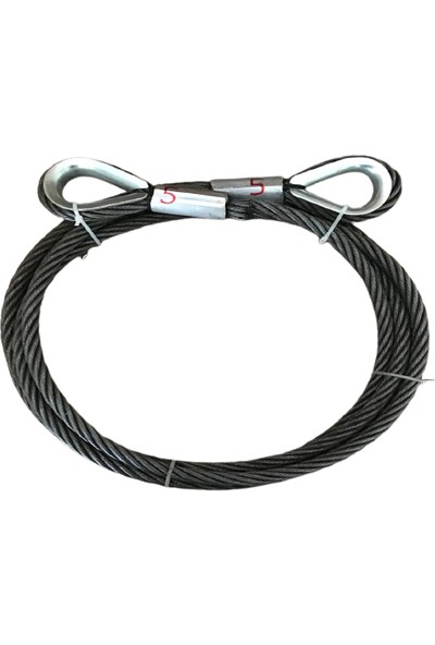 Lidersan Çelik 22 mm Çift Taraf Halkalı Kamyon Tır Çekme Halatı