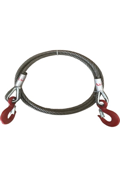 Lidersan Çelik 10 mm Kalınlıkta 4 Metre 7 Tona Kadar Çekebilen Çelik Çekme Çeki Halatı Lidersan Çelik 10 mm Kalınlıkta 4 Metre 7 Tona Kadar Çekebilen Çelik Çekme Çeki Halatı