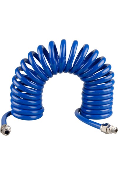 Elden Hırdavat Poliüretan Spiral Hortum 5x8 mm 15 mt Gaz Hava Hortumu