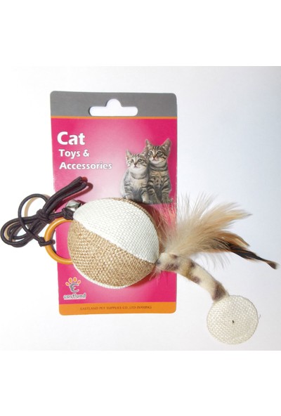 Cat Toys & Accessories Kedi Oyuncağı Hasır Top