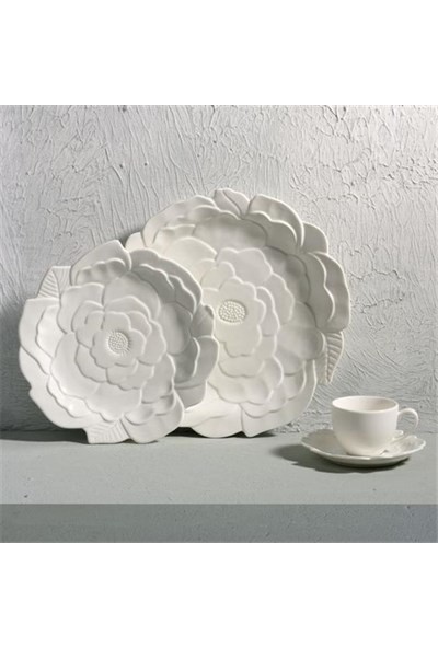 Tohana Porselen Gül Çay Tabağı 10 cm