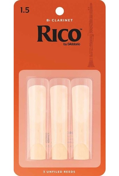 Rico Rca0315 Sib Klarnet Kamışı (3'Lü) No:1,5