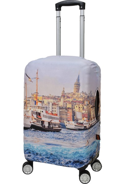 Ehs Elatae Kabin Boy Valiz Kılıfı Likralı Ehs Elatae Kabin Boy Valiz Kılıfı Likralı