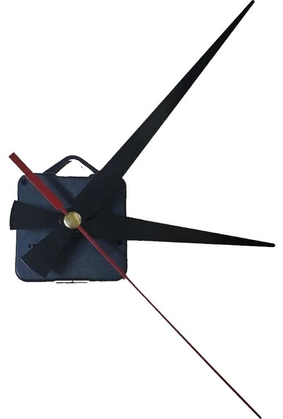 Emay Center Büyük Metal Akrep, Yelkovan Saat Motoru ve Mekanizması Seti Siyah Renk Emay Center Büyük Metal Akrep, Yelkovan Saat Motoru ve Mekanizması Seti Siyah Renk