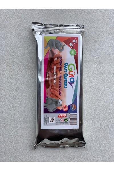 Güray Seramik Doğal Kil Seramik Hamuru 500 Gram Güray Seramik Doğal Kil Seramik Hamuru 500 Gram