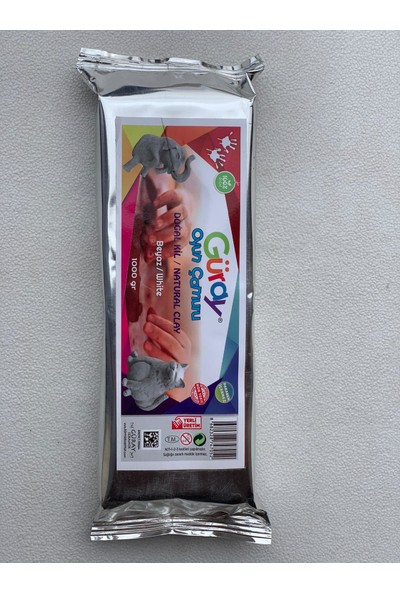 Güray Seramik Doğal Kil Seramik Hamuru 1000 Gram