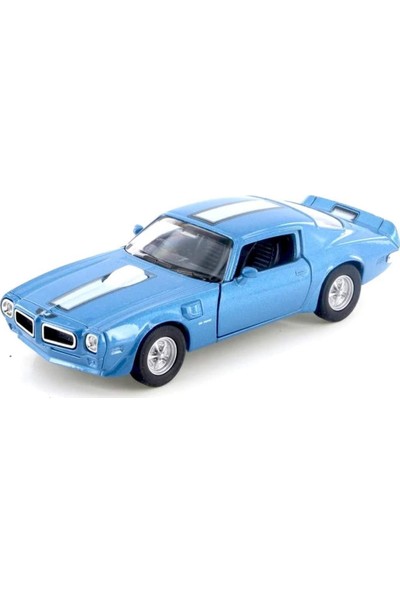 Welly 1970 Pontiac Firebird Trans Am Mavi 1:24 Model Araba Welly 1970 Pontiac Firebird Trans Am Mavi 1:24 Model Araba