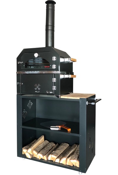 Sabah Tekerlekli Fırınlı Tekarasta Bahçe Mangal Barbekü Seti Sabah Tekerlekli Fırınlı Tekarasta Bahçe Mangal Barbekü Seti
