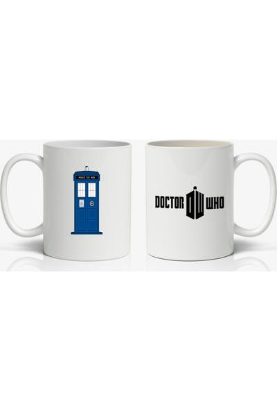 Kupgade Doctor Who Baskılı Kupa Barkdak
